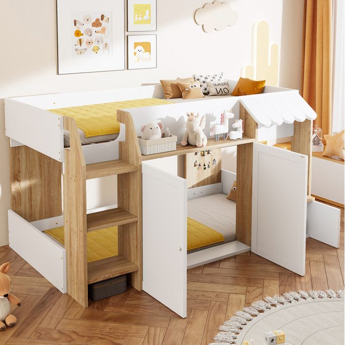 Lit Mezzanine Mi Hauteur Enfant