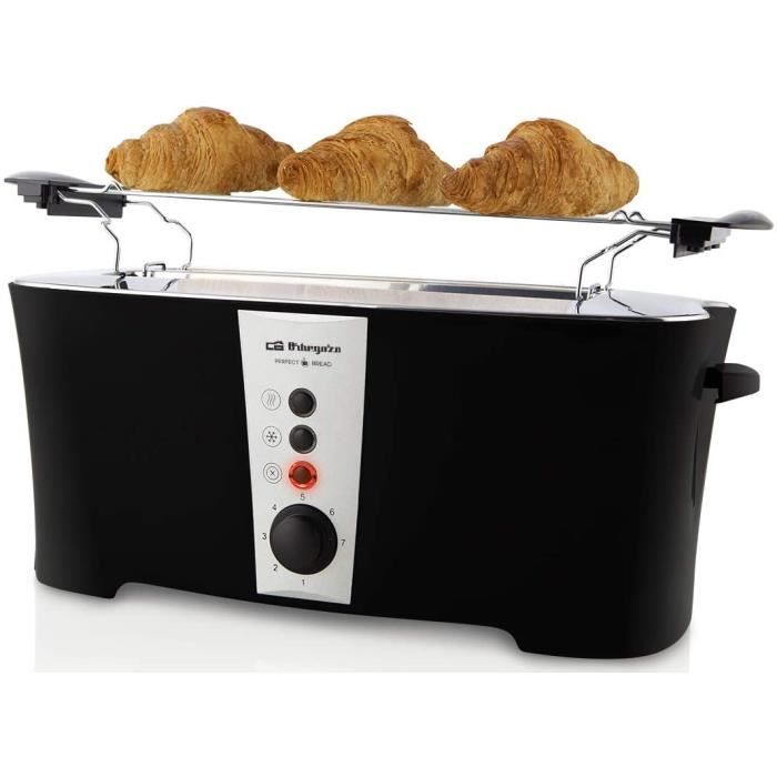 TO 6050 Grille-pain à fente longue, 7 niveaux de grillage, fonction ...