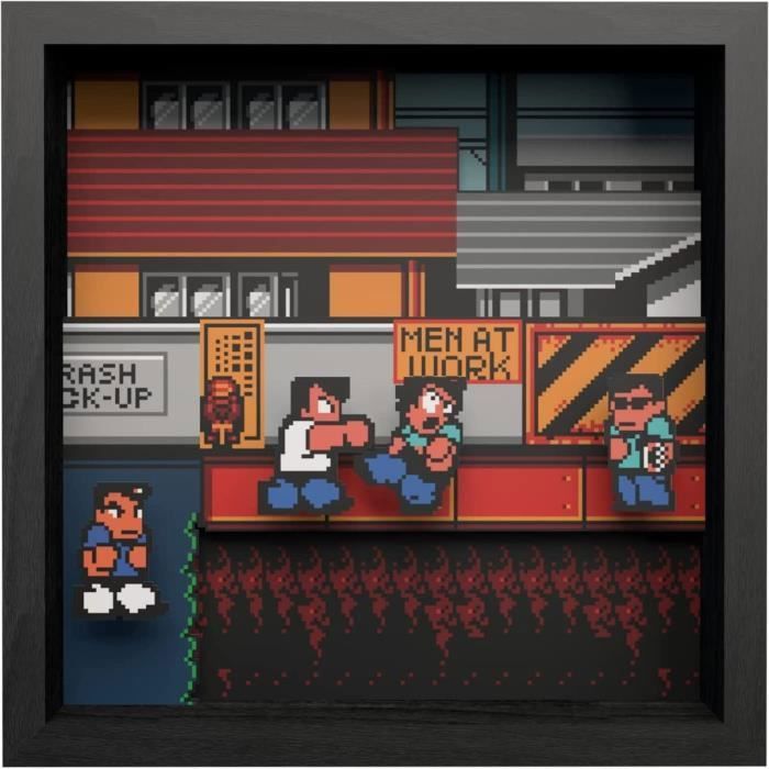 Pixel Frames - River City Ransom Rivals at Work - 23x23 cm - Cdiscount ...