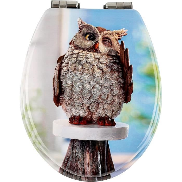 Abattant Wc Design Et Original Avec Frein De Chute | Lunette Forme En O ...