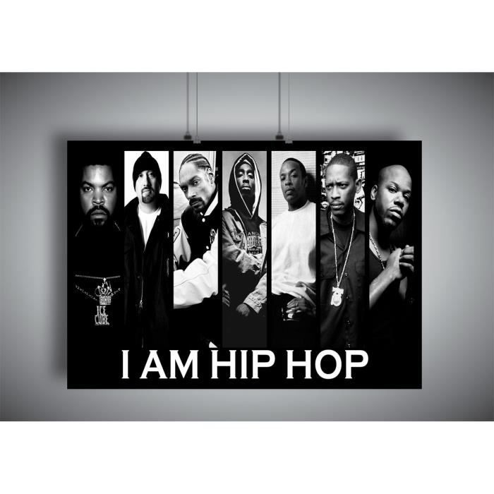 Poster HIP HOP WEST COAST RAPPER Wall ART - A4 (21x29,7cm) - Cdiscount ...