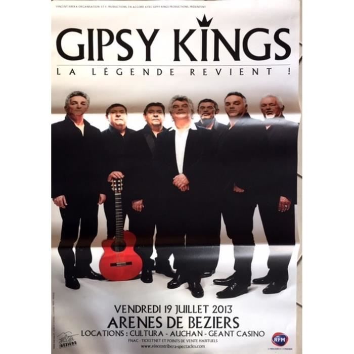 Gipsy Kings - La Légende - 70x100cm - AFFICHE - POSTER - Cdiscount Maison