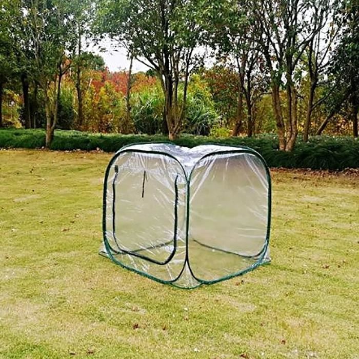 Mini Serre de Jardin Extérieure en PVC Transparent - Pop Up Portable ...