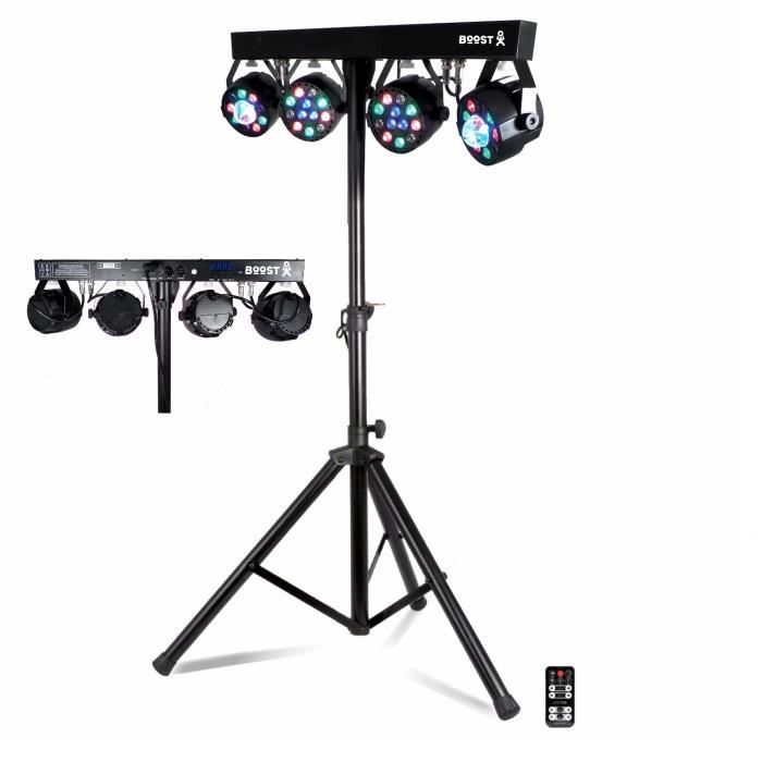 BOOST-LIGHT120 Portique 4 PARLED dont 2 PAR RGBW - 2 PAR ASTRO DMX 18 ...