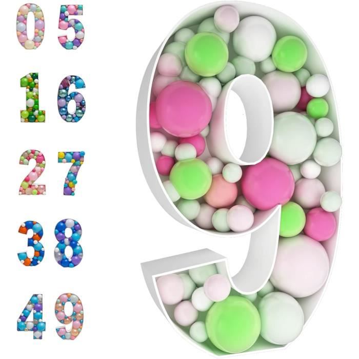 Support En Carton Pour Numéros De Chapiteau - Cadre En Mosaïque ...