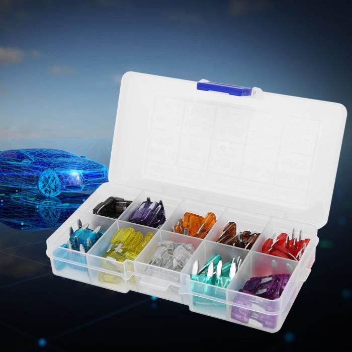 PAR - Fusible à lame standard de voiture 100pcs Fusible Voiture Mini ...