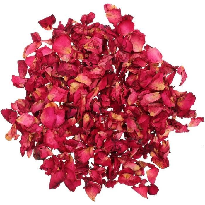 1 Pétales Séchés La Rose Bain De Pieds Rose Roses Lyophilisées Faux ...