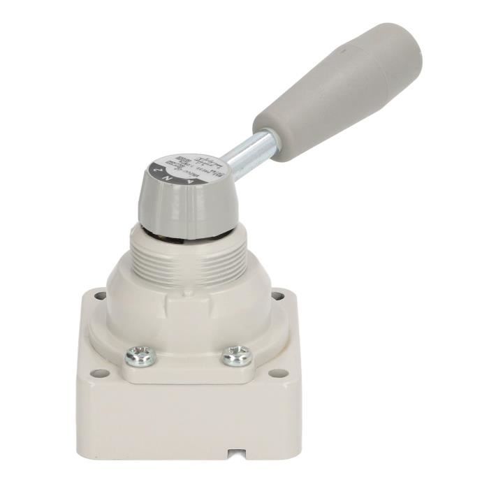 Fdit Vanne de débit à 3 positions et 4 voies Vanne rotative manuelle ...