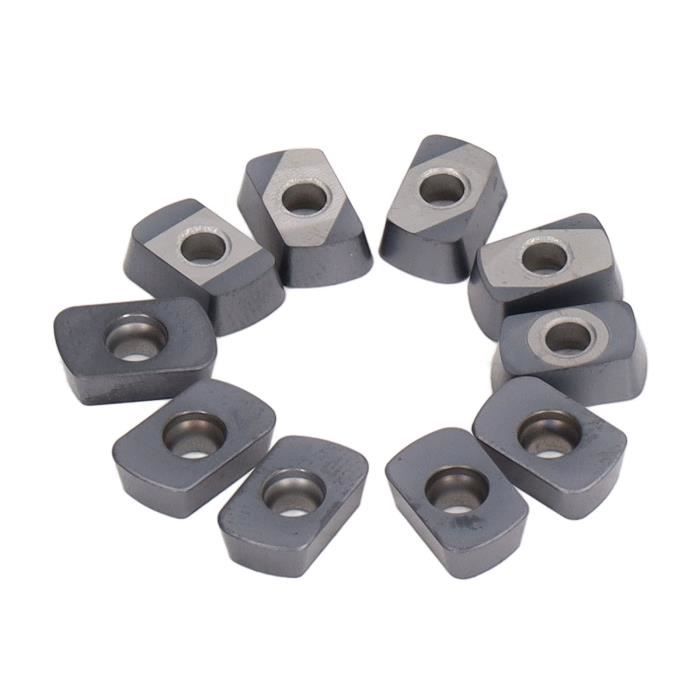 GOTOTOP Insertion de tournage 10 pièces tournant Insert carbure lame tour Cutter fraisage CNC ...