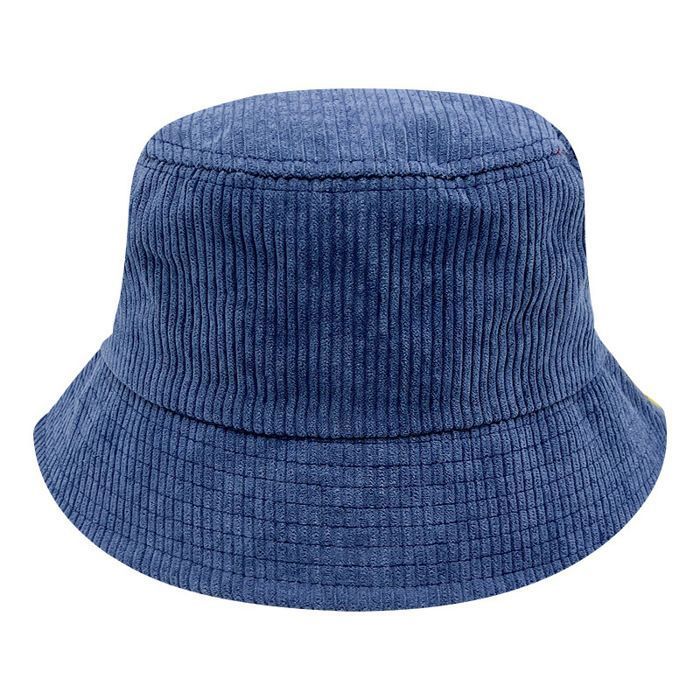 Chapeau de seau - Chapeau de seau en velours côtelé - Bleu - Taille ...