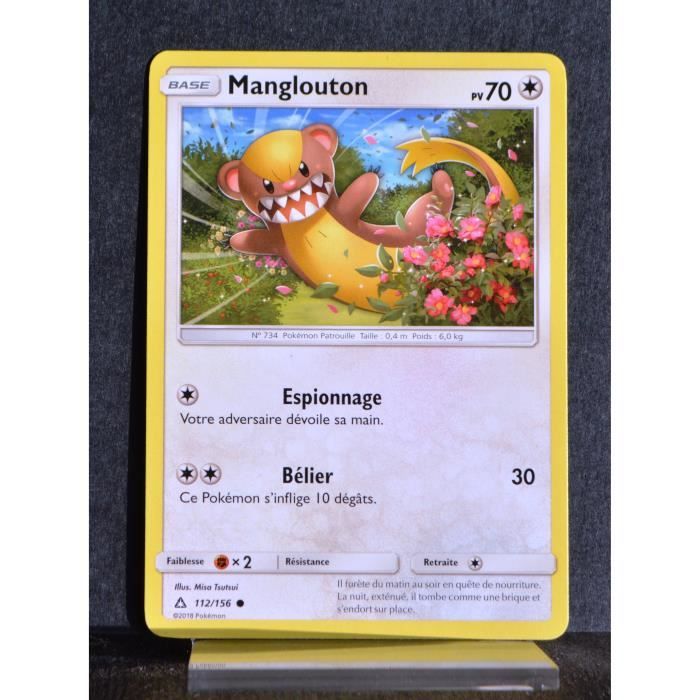 Carte Pokémon 112-156 Manglouton SL5 - Soleil et Lune - Ultra Prisme ...