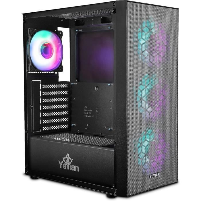 Boîte Pc Gamer Dragoon Argb Tour Moyen | Atx Micro Atx Mini Itx | Avant ...