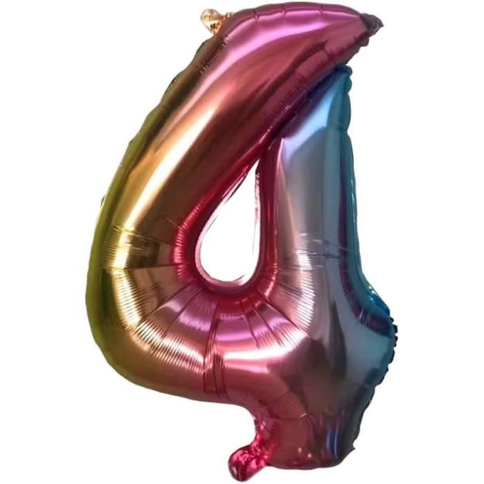 Ballon En Aluminium Avec Dégradé De Couleur - 80 Cm - Multicolore ...