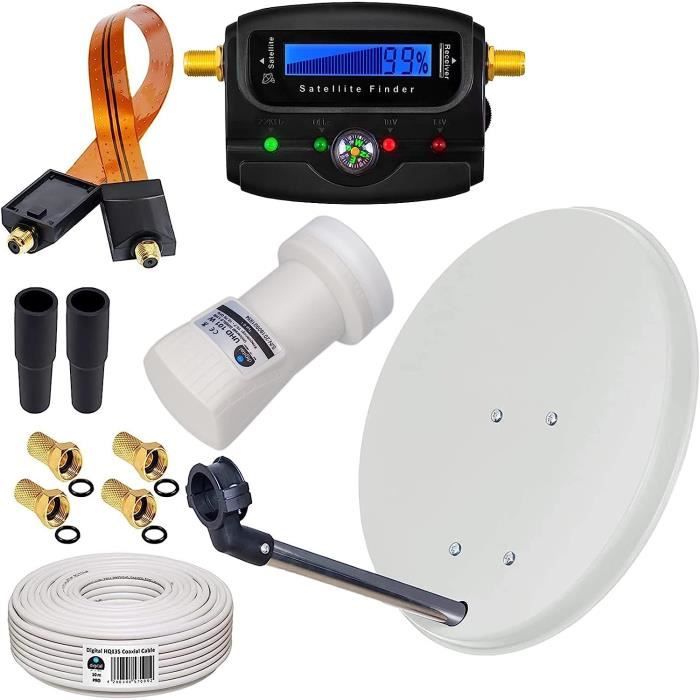 Kit complet numérique par satellite - SSS - Mini Installation 40 cm BOL ...