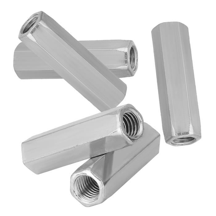 SURENHAP écrous longs 5 pièces en acier zingué M10 * 40/50 écrou ...