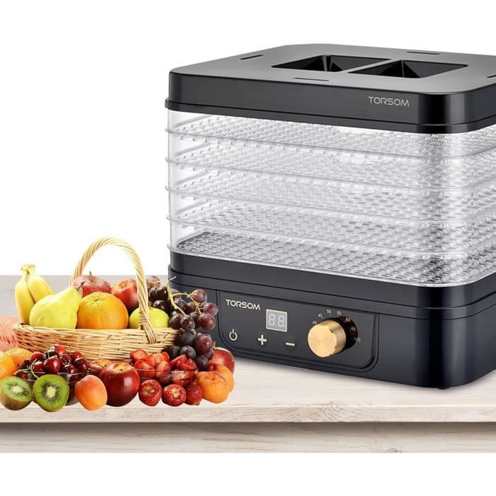 Déshydrateurs 5 Plateaux, Deshydrateur Alimentaire, Machine À Sécher ...
