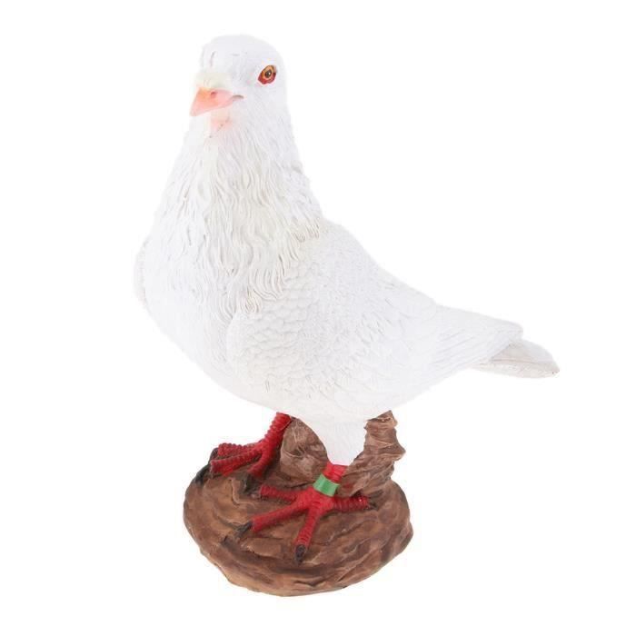 HuiYing-Oiseau Pigeon Réaliste Statue Ornement Figure artificielles ...