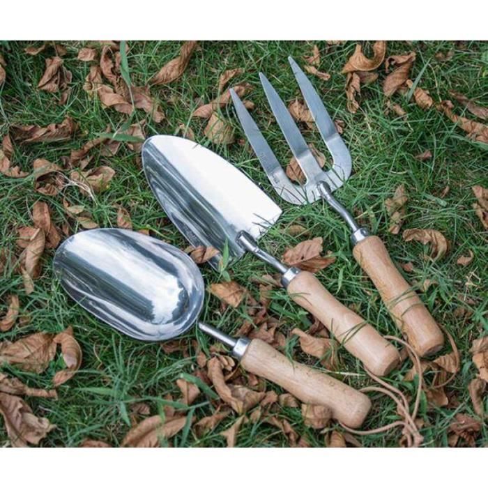 GTY06919-OUTILLAGE DE CAMPING,Pelle en acier inoxydable 3-5, ensemble ...