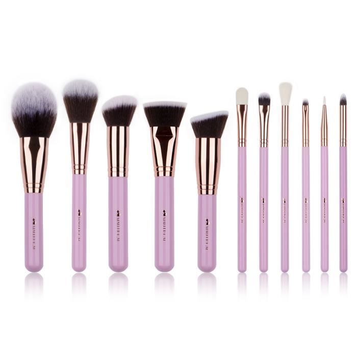 APPLICATEURS DE MAQUILLAGE,11Pcs--Ensemble de pinceaux de maquillage ...
