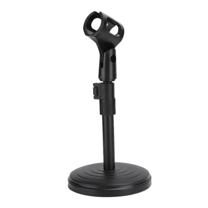 ZJCHAO support de micro de table Base de fer PC-02 à angle réglable ...