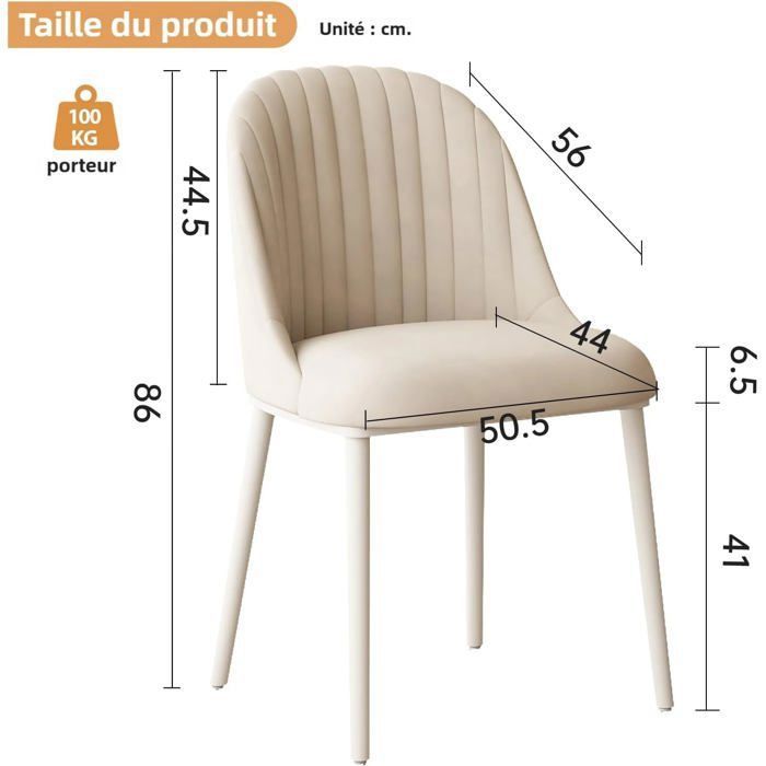 Guyii Chaise Moderne, Chaise de Repos épurée avec Dossier à Rayures ...