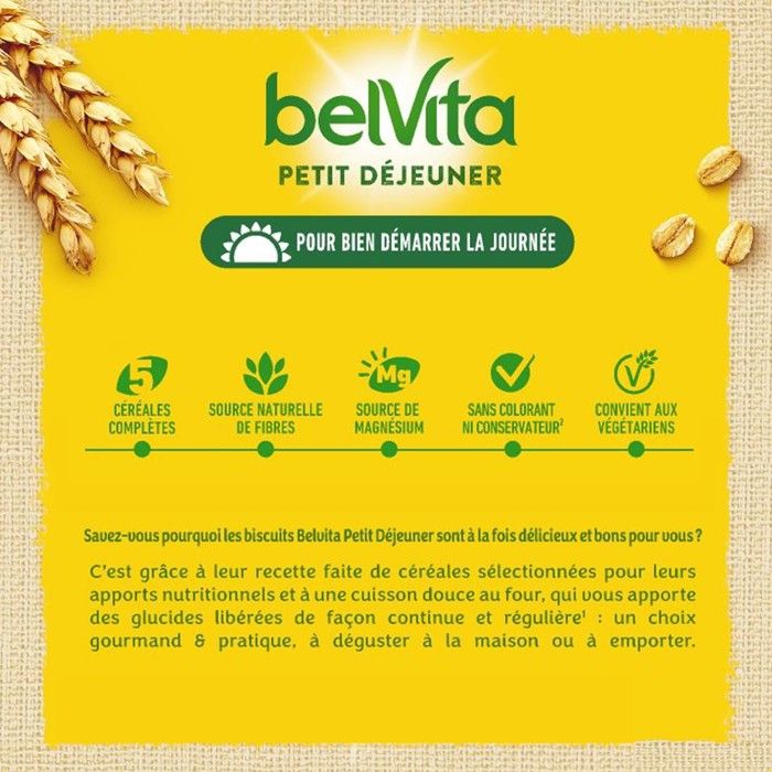 Belvita LU - 6 sachets de Belvita Original - Biscuits petit déjeuner ...