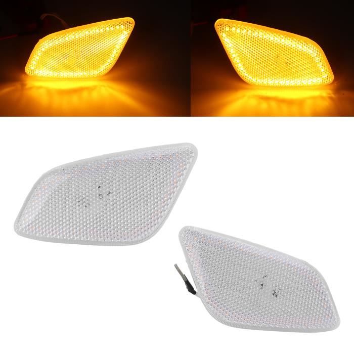 Pare-chocs avant LED feu de position latéral clignotant étanche 55155628AC - Cdiscount Auto