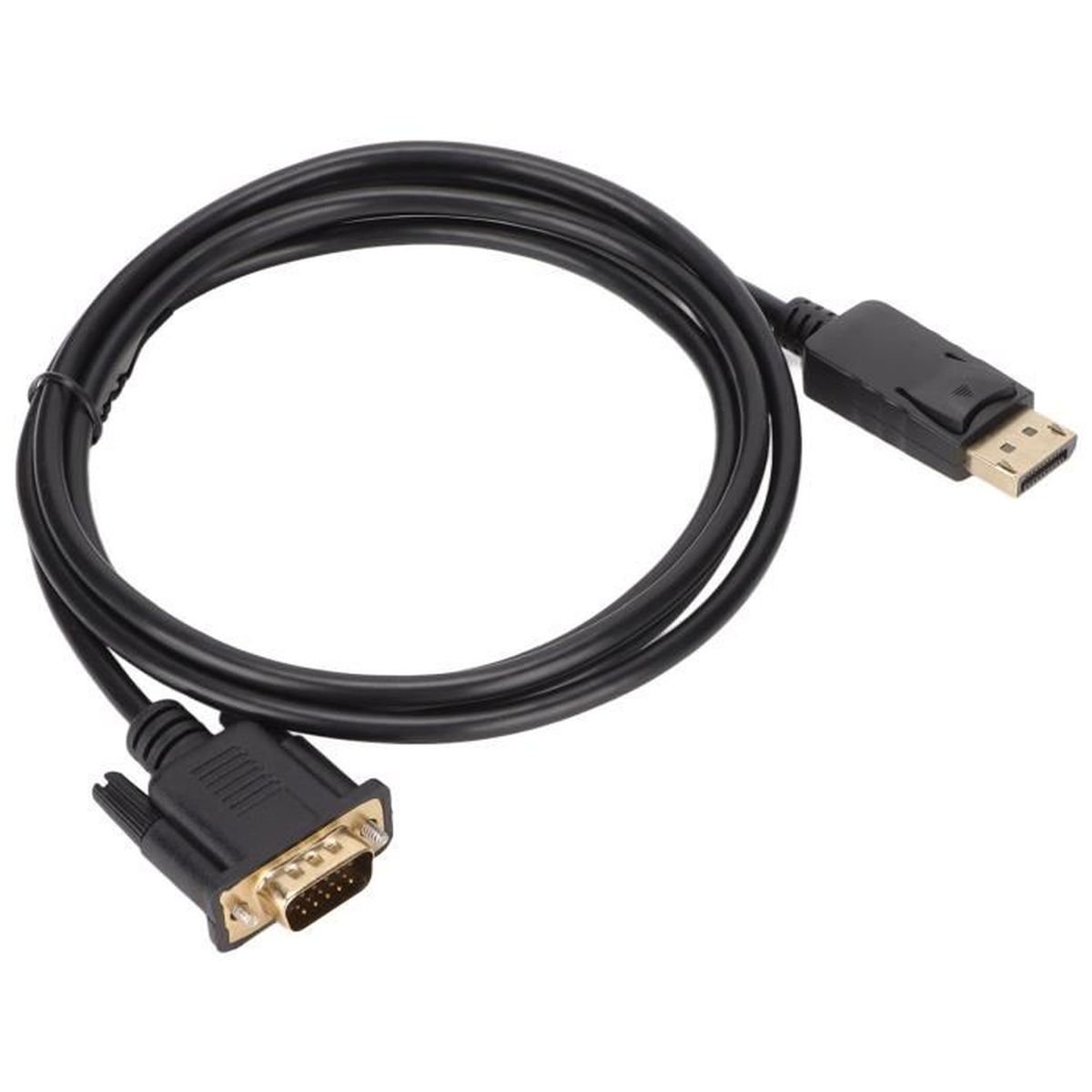 Câble adaptateur HD DisplayPort vers VGA Câble adaptateur DP vers VGA ...