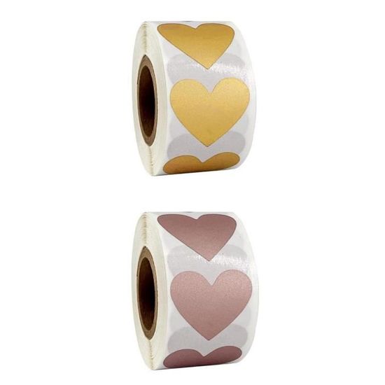 2 Rouleaux de Stickers Papier Kraft étiquettes Adhésives - Cdiscount Maison