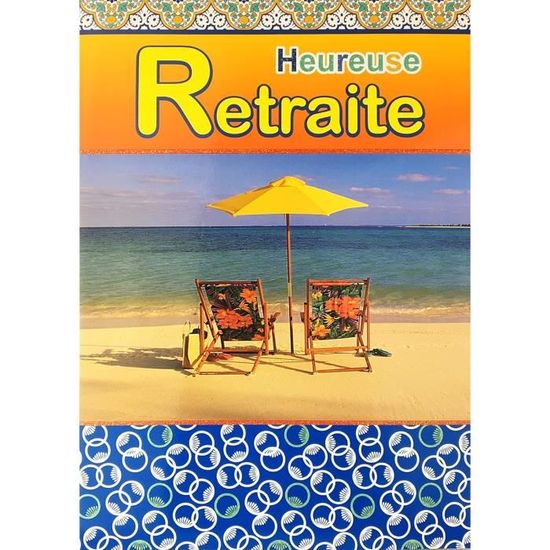 Mx-3007 Maxi Carte Géante Départ Retraite Grand Format A4 21X29,7Cm ...