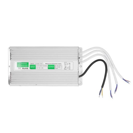 EJ.life Convertisseur de tension LED 200W IP67 Alimentation électrique ...