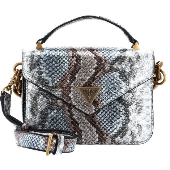 GUESS Retour Mini Top Handle Flap Python Multi [193819] - sac à main ...