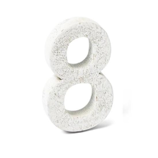 CHIFFRE 8 EN BOIS 5 CM Blanc - Cdiscount Beaux-Arts et Loisirs créatifs