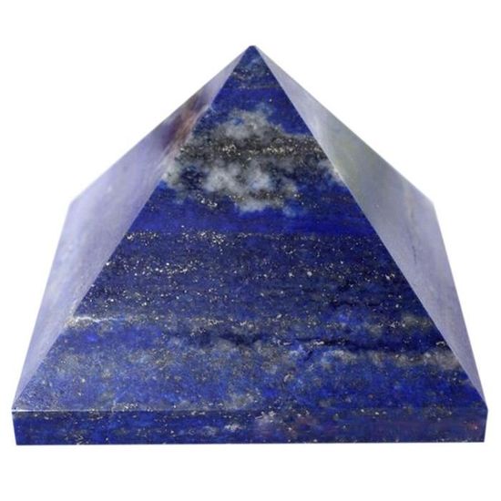 Lapis Lazuli Crystal Pyramid Tower 3Cm Energy Healing Gift Home Decor ...