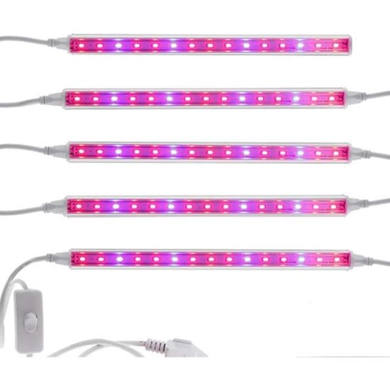 LED élèvent La Lumière à Spectre Complet T5 Tube LED Lampe pour Plantes ...