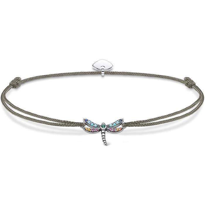 Bracelet Little Secret libellule femme Argent sterling 925 noirci LS073-298-7-L20v - - Achat ...