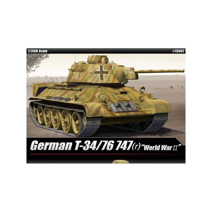 ACADEMY - Char German T-34/76 747(r)|academy|13502|1:35 Maquette Char ...