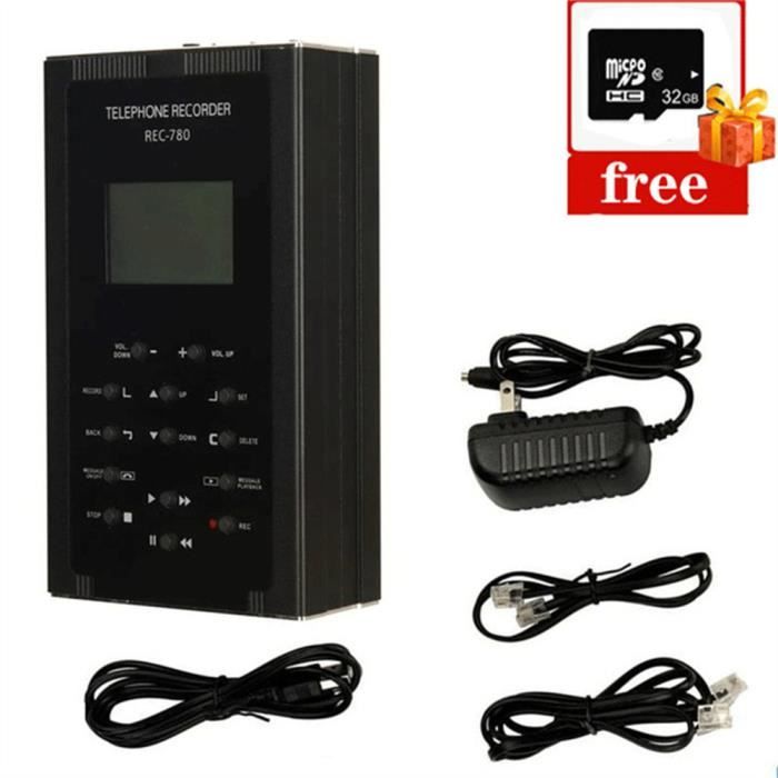 REC780 32G - Enregistreur D'appel Téléphonique Fixe, Automatique-manuel ...