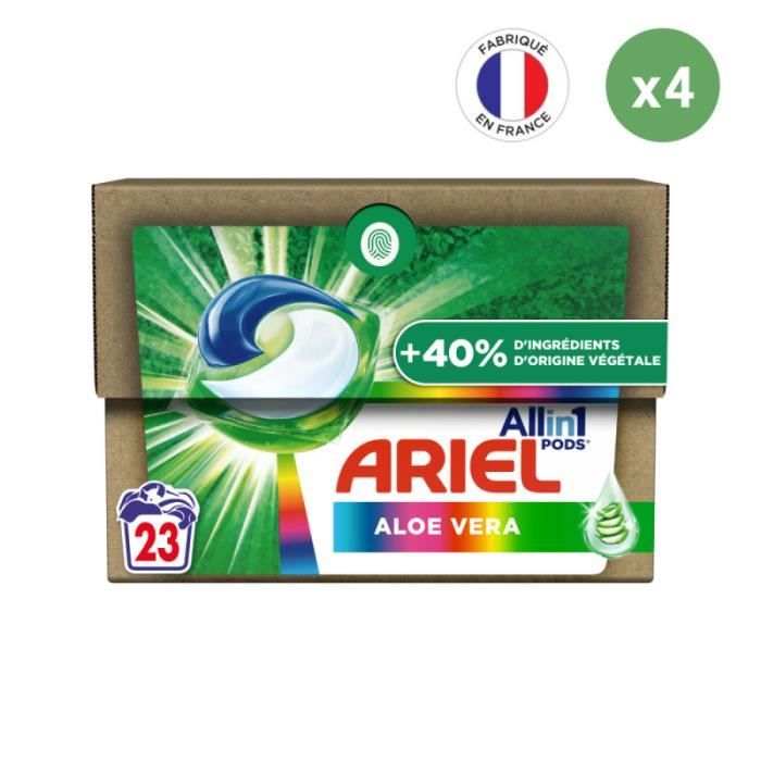 4x23 Pods Aloe Vera Color, Lessive En Capsules Ariel Inspiré par la ...