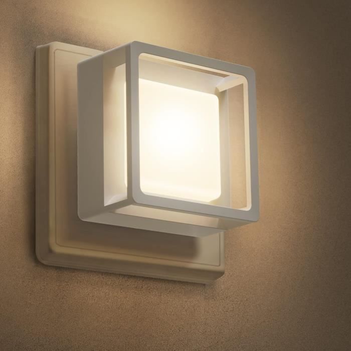 Lohas Lot De 2 Veilleuses Led Rg0 Réglables Blanc Chaud Lumière Bleue ...