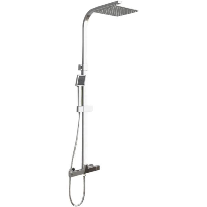 Colonne De Douche Avec Mitigeur Thermostatique Multi-Fonctions, Acier ...