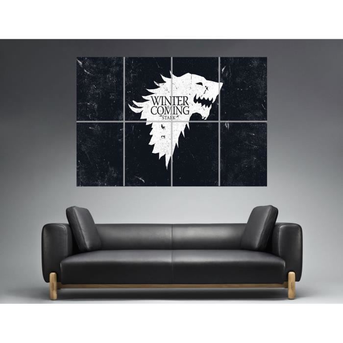 GAME OF THRONES WINTER IS COMING NEW Poster Grand format A0 Large Print ...