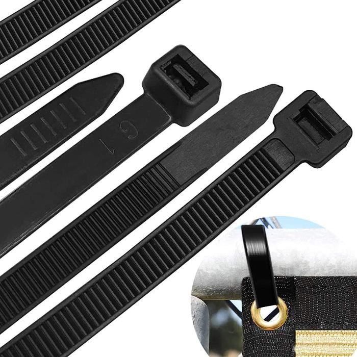 800 mm x 12 mm Longs colliers de serrage en plastique pour câblage ...