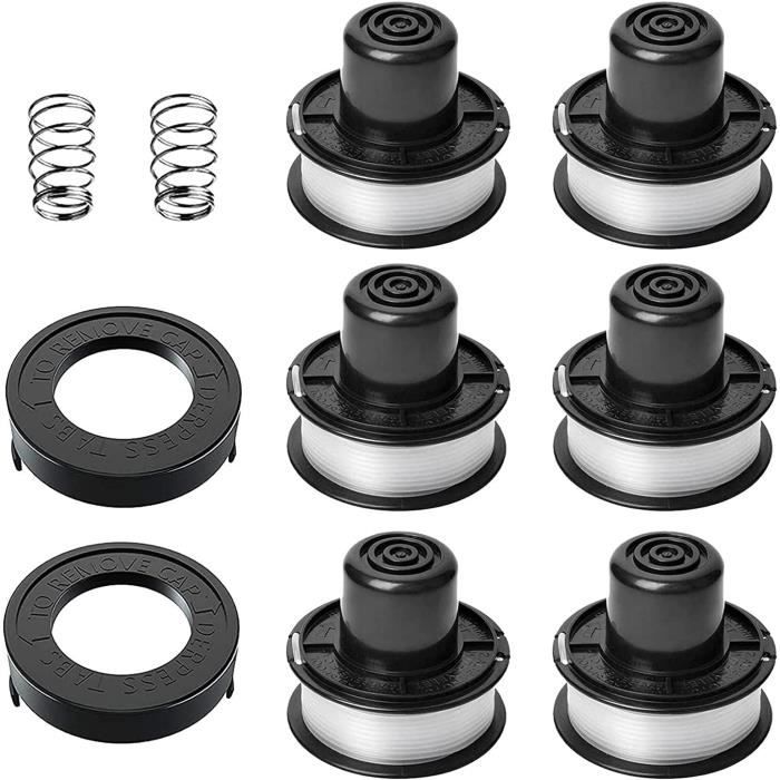 Black Decker Bobine de Rechange de Tondeuse à Gazon en Nylon pour Coupe-Bordure Bobine de Fil ...