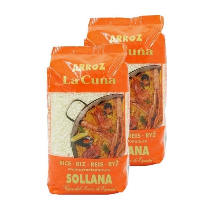Arroz - Lot 2x Riz pour paëlla - Paquet 1kg - Cdiscount Au quotidien