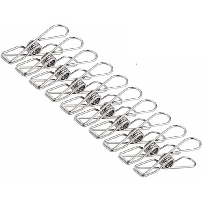 Pince Linge Inox Epingle Épingles À Métal Pinces Multifonctions Ant ...