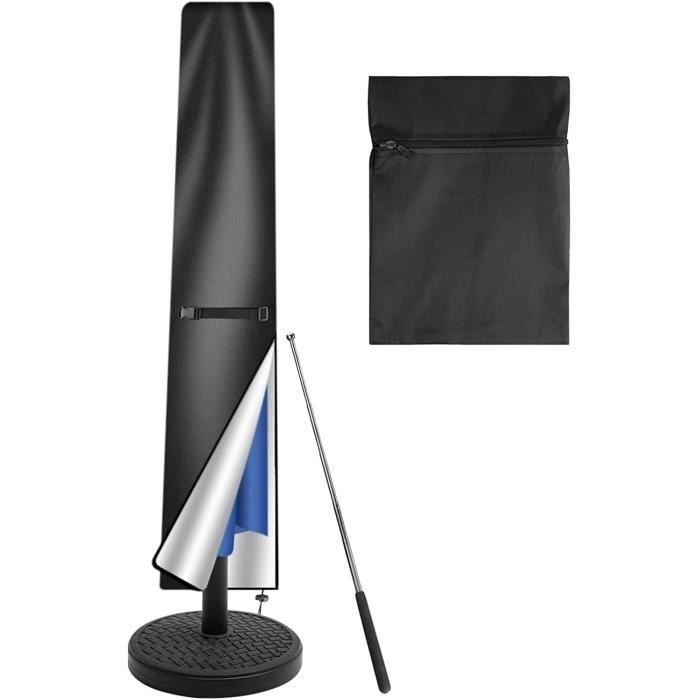 Housse de protection pour parasol avec tige télescopique en acier ...