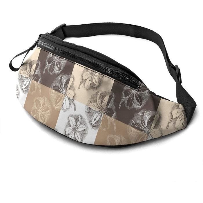 Sac de Taille de lys de Quatre Couleurs avec Sac Banane réglable à ...