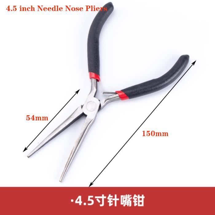 Pince à nez d'aiguille - Pince À Bout De Nez Rond En Acier Trempé Au ...