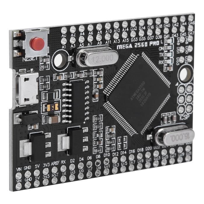 Cikonielf Carte de développement CH340G Mega2560 Pro Development Board Built in ATmega2560 ...